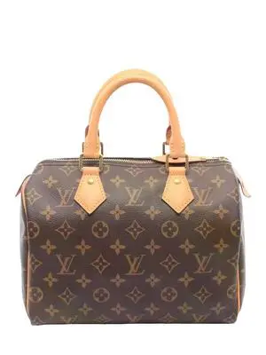 LOUIS VUITTON 2000-2010 Monogram Speedy 25 Boston Bag - Brown