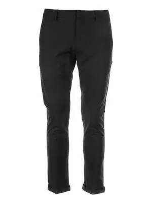 DONDUP Slim Fit Trousers - Black