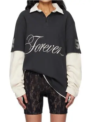 MISBHV Cotton Polo Top - Black