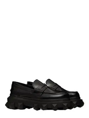 VALENTINO Valentino Garavani Trackstud Slip-On Loafers