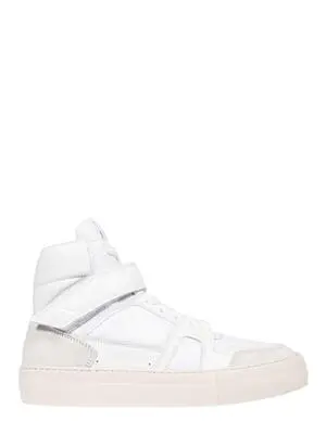 AMI Paris De Coeur High-top Sneakers - White