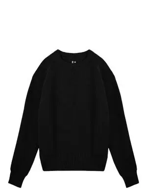 Rick Owens Fishrman Crewneck Knitted Jumper - Black