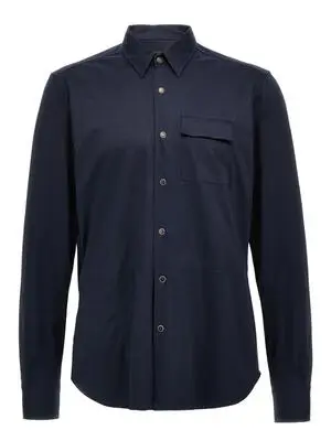 Kiton Long-sleeved Shirt - Blue