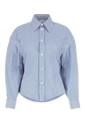 BOTTEGA VENETA Striped Cotton Poplin Shirt
