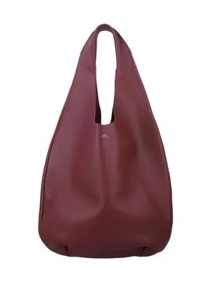 A.p.c. A.P.C. Le Neige Grained Tote Bag Red