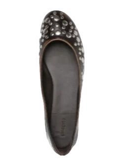Gimaguas Studded Ballet Flats - Black