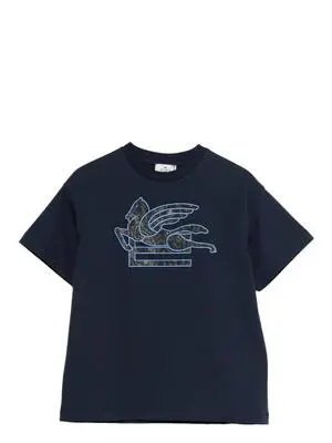 Etro Logo Short-sleeve T-shirt - Black