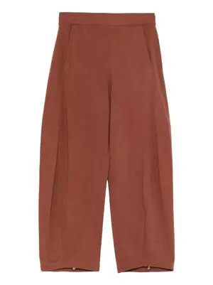 Tibi Wide-leg Track Pants - Brown
