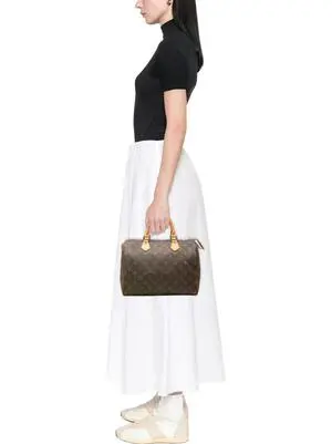 LOUIS VUITTON 1996 Monogram Speedy 30 Boston Bag - Brown