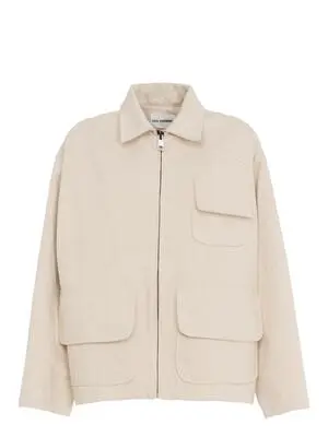 DES_PHEMMES Workwear Cotton-blend Jacket - Neutral