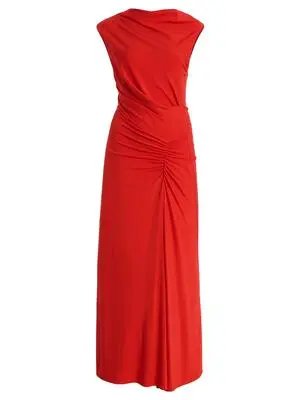 Simkhai Acacia Midi Dress - Orange