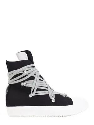 Rick Owens Megalace Sneakers - Black