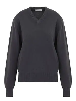 LEMAIRE V-neck Sweater - Gray
