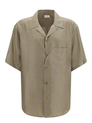 Saint Laurent Silk Satin Shirt - Multicolor