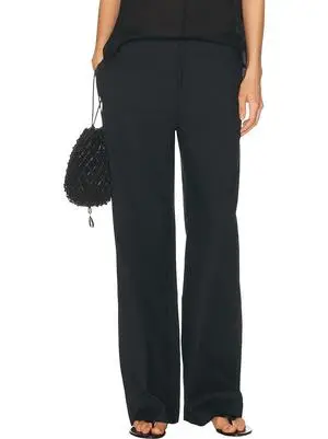 EAVES Ari Compact Suiting Pant - Black