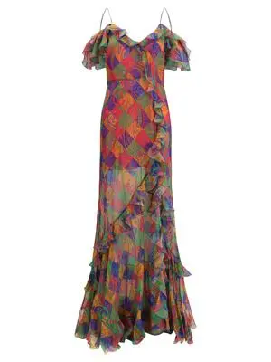 Etro Long Silk Dress - Multicolor