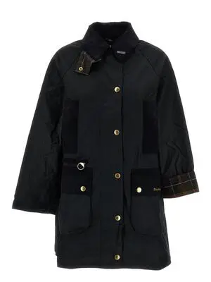 Barbour Giacca Cerata Icons Modern Beaufort - Nero