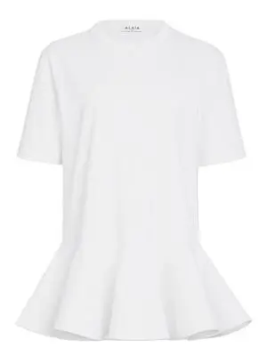 Alaïa Crinoline Cotton Jersey T-shirt - Multicolor