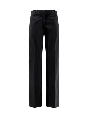 Miu Miu Stretch Poplin Trousers - Multicolor