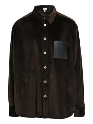 Loewe Cotton Corduroy Shirt - Brown