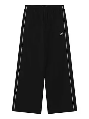 Balenciaga Track Trousers In Cotton Blend - Black