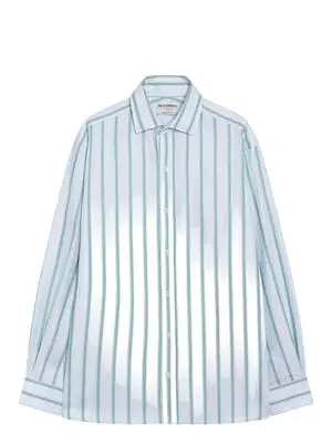JW Anderson Light Striped Cotton Shirt - Blue