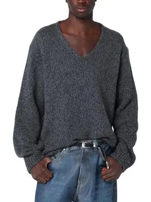 OUR LEGACY Our Legacy Ash Grey Wool Link Sweater Men