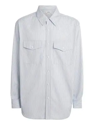 SYSTEM Cotton Stripe Shirt