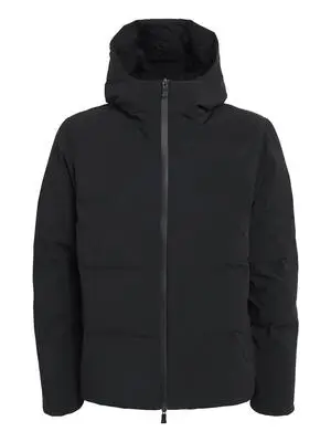 Herno Waterproof Hooded Down Jacket - Black