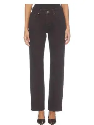 GOOD AMERICAN Good American Vintage Straight Jeans In Brown.
