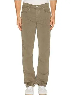 FRAME Frame Modern Straight Jean In Olive. Soft Olive