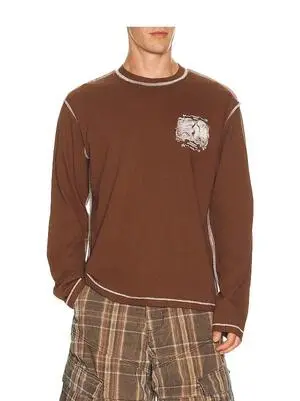 PALMES Mermaid Long-sleeve - Brown