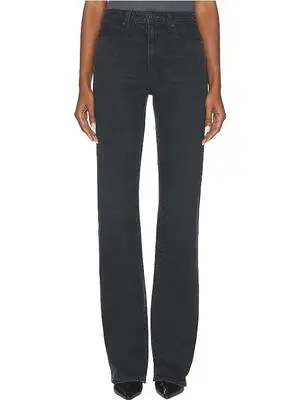 Paige Stevie Bootcut Jeans In Black - Rush