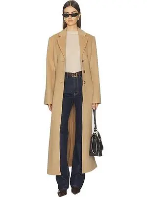 FAVORITE DAUGHTER The Metropolitan Coat In Brown - Camel