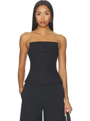 EAVES Kai Compact Suiting Top - Black