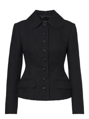 Dolce & Gabbana Single-breasted Wool And Silk-blend Blazer - Blue