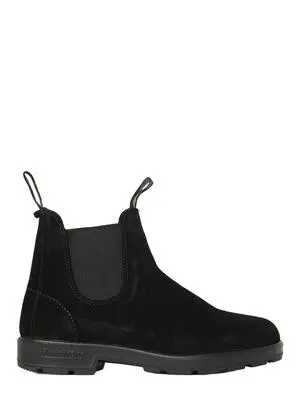 Blundstone 2405 Suede Chelsea Boots With Rubber Sole - Black