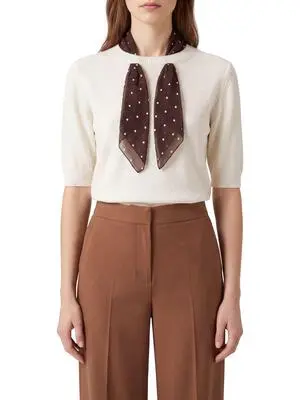 SEMICOUTURE Sweater - Nude