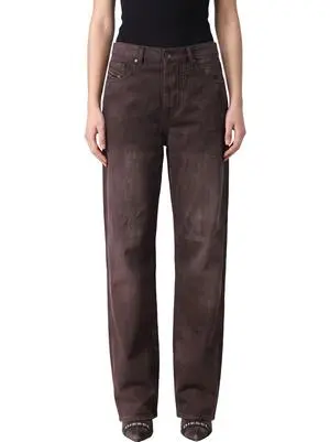 DIESEL® 1996 D-sire Low-rise Wide-leg Jeans In Bleached Effect Denim