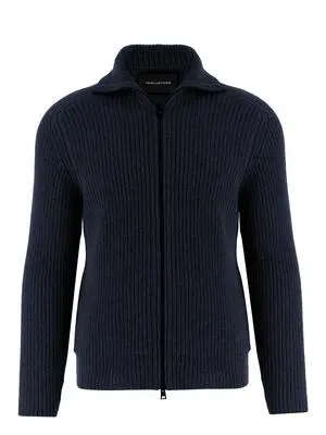 Tagliatore Wool Sweater - Navy