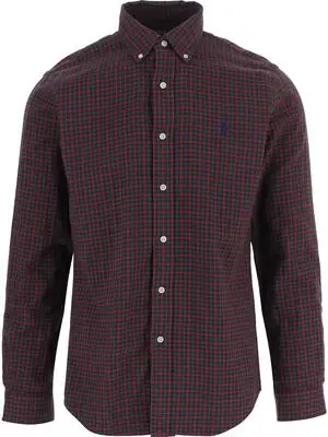 Polo Ralph Lauren Cotton Shirt With Check Pattern - Multi