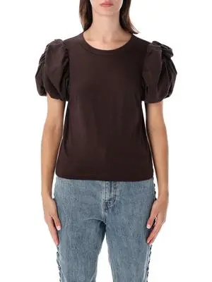 ROTATE BY BIRGER CHRISTENSEN T Shirts And Polos - Mole Brown