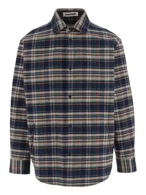 DARKPARK Cotton Shirt With Check Pattern - Multi