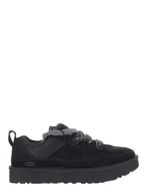UGG Lo Lowmel Suede Sneakers - Black