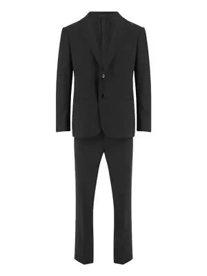 Giorgio Armani Wool Suit - Black