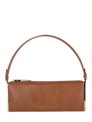 Elisabetta Franchi Beige Baguette Bag Tan
