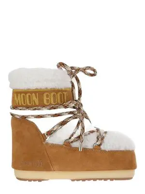 Moon Boot Icon Low Shearling Ankle Boots Multi