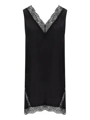 MARELLA Black Silk Costone Top