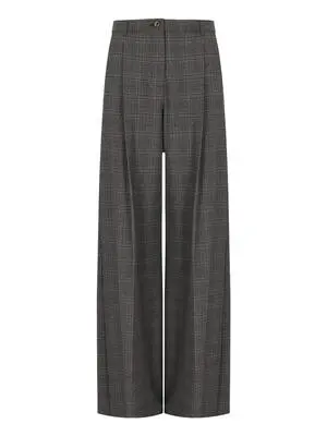 MARELLA Carena Grey Check Trousers