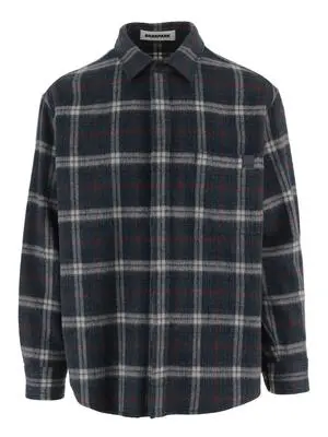DARKPARK Wool Blend Shirt With Check Pattern